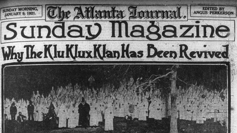 White Supremacists Within: The Ku Klux Klan in 1920s Atlanta – Atlanta ...