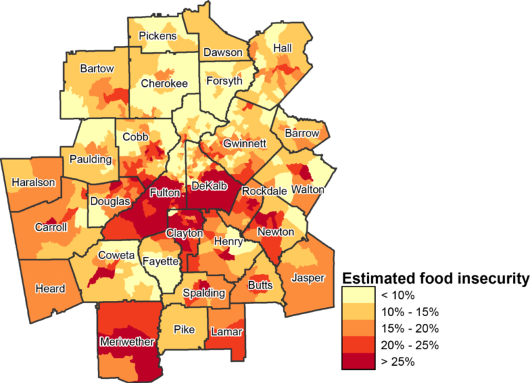 Mapping Food Insecurity in Metro Atlanta – Atlanta Studies