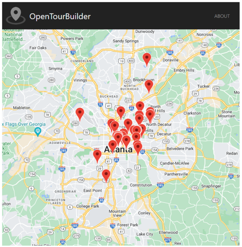 OpenTour Builder: an open source platform for highlighting Atlanta ...